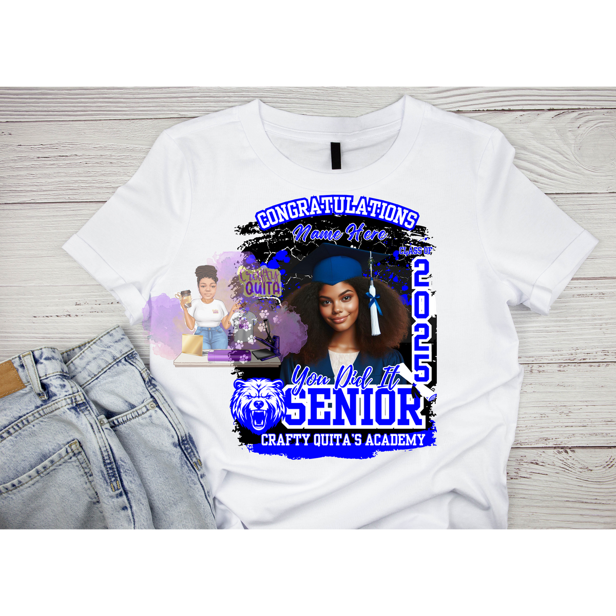 FREE Editable Graduation Template – Crafty Quita’s Tee and Things LLC